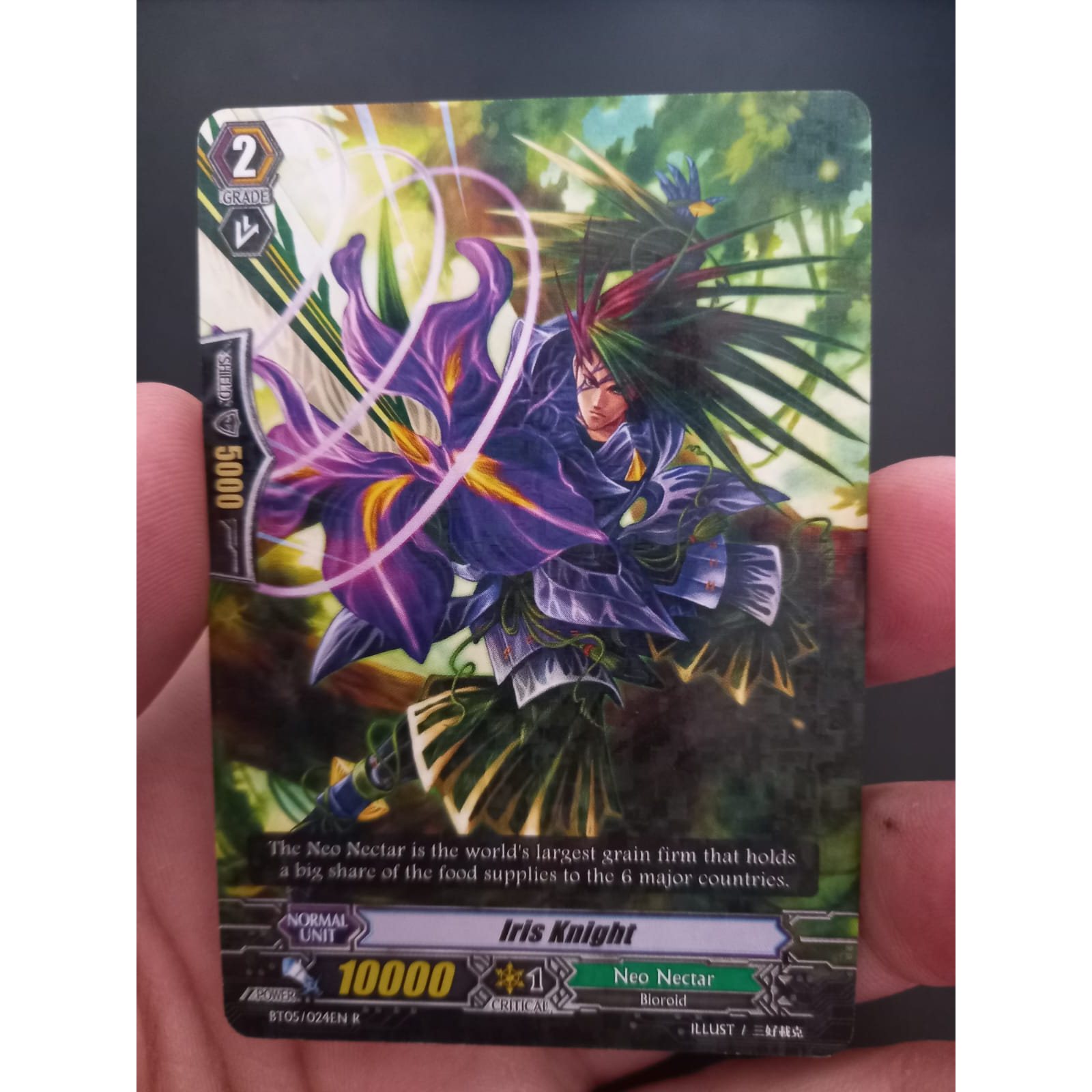 Carta Cardfight Vanguard Iris Knight | Shopee Brasil