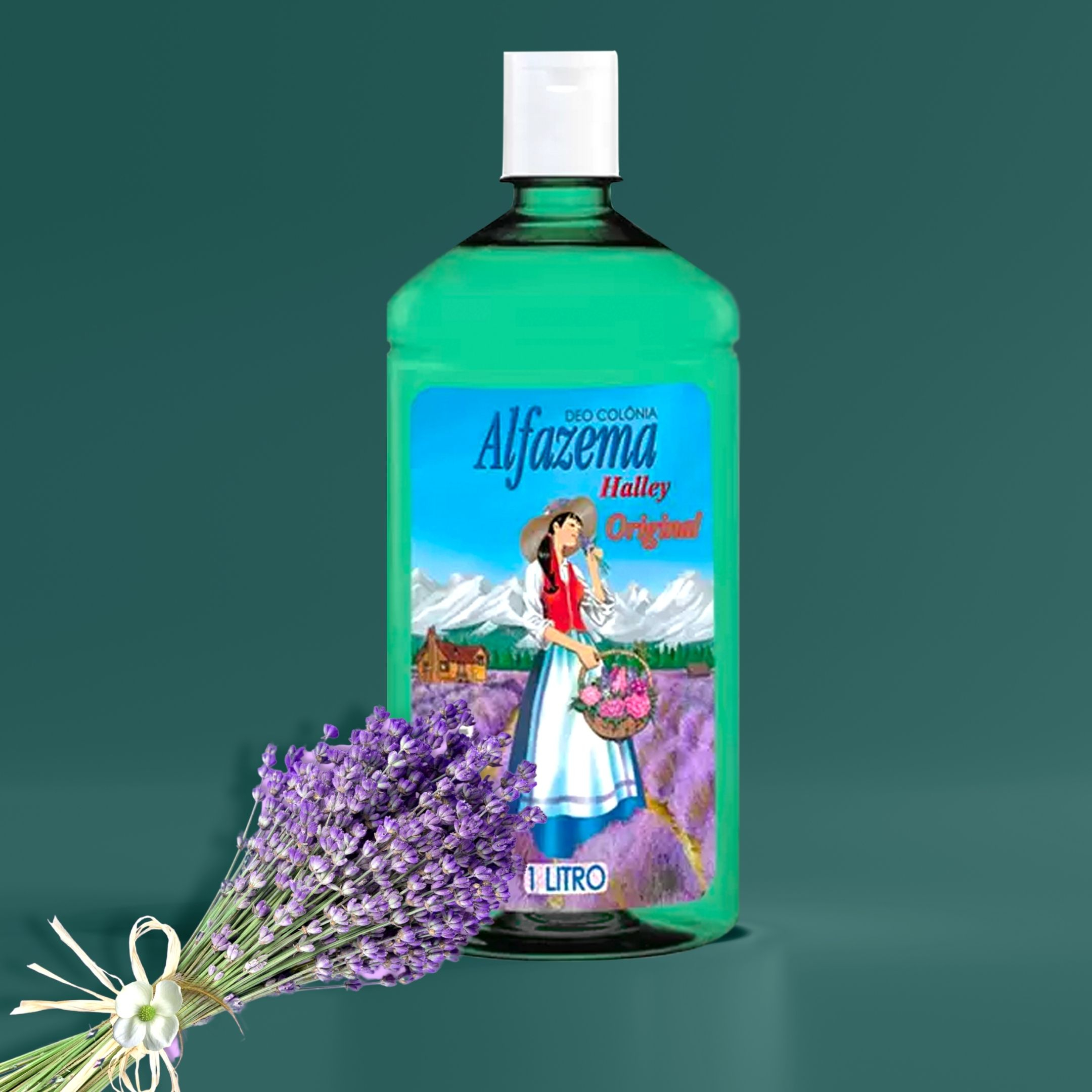 Alfazema Halley 1 Litro Original Perfume Delicioso e Delicado | Shopee ...