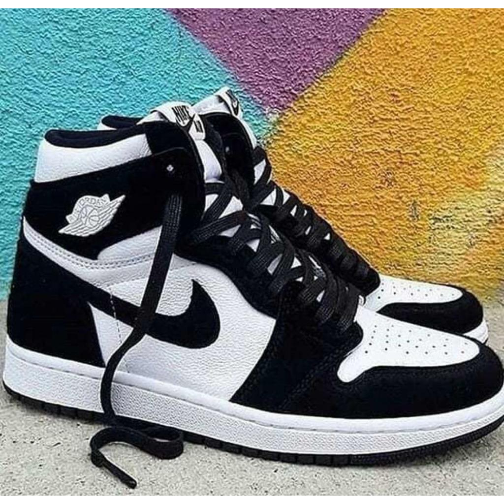 bota de Cano Alto NAKY Unissex - Preto Branco | Shopee Brasil