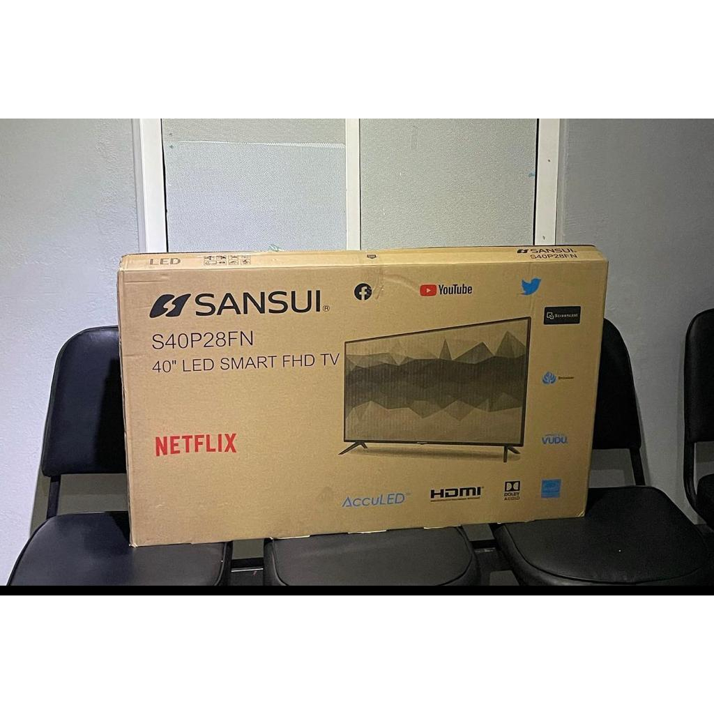 BRAND NEW SANSUI 40 INCHES LED FULL HD SMART TELEVISION | Shopee Brasil