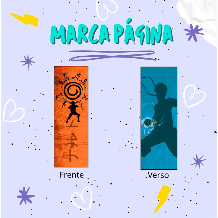 Marca Página Anime Naruto | Shopee Brasil