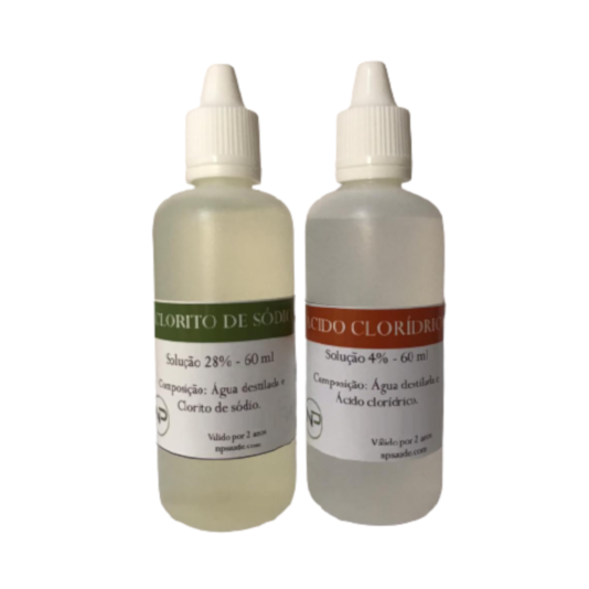 Clorito de Sódio + Ativador - 120ml - clorit sodio clo2 | Shopee Brasil