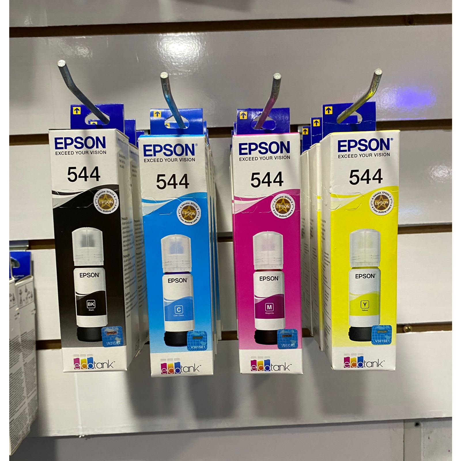 Kit com 4 tintas Epson Original t544 -L3150-L3250-L3110-L5190-L5290-L3210 | Shopee Brasil