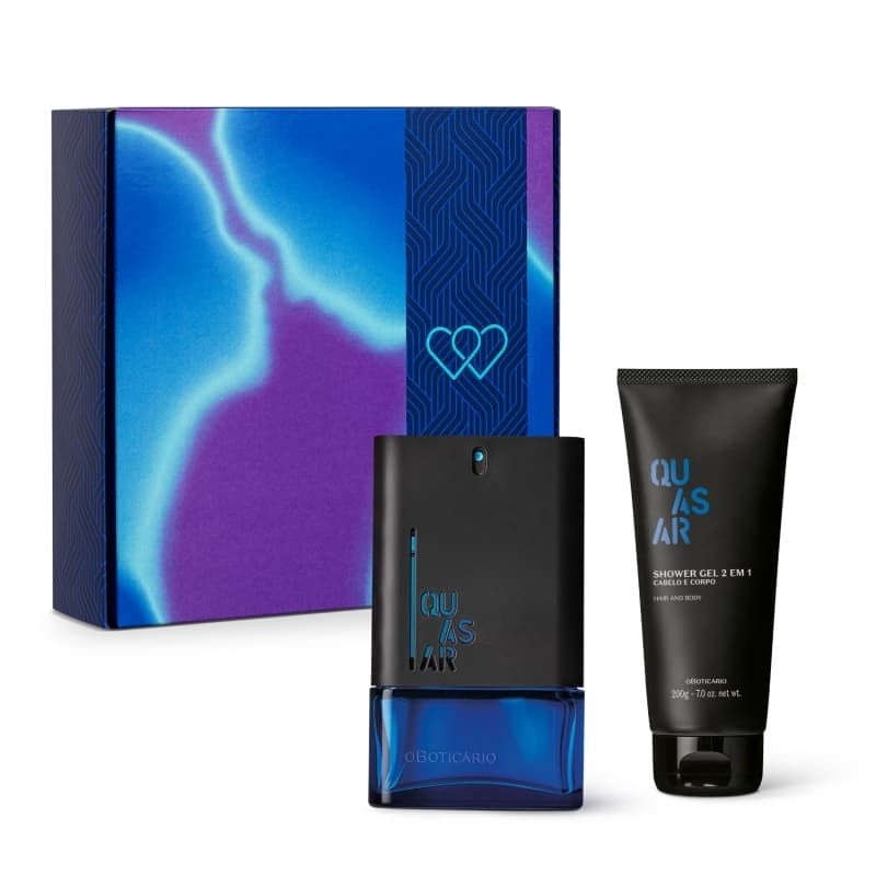 Kit Presente Dia dos Namorados Quasar (2 itens) O Boticário | Shopee Brasil