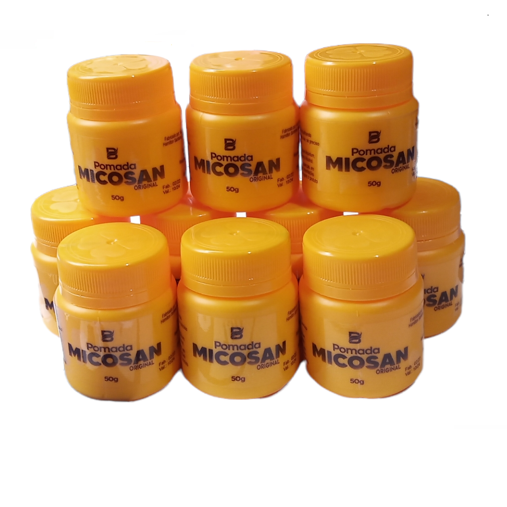 1- Kit Revenda 10 UNIDADES Pomada Micosan Clareador Original 50g De ...