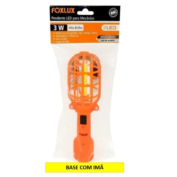 Lanterna Pendente Led Imantada Para Mecânico - Foxlux | Shopee Brasil