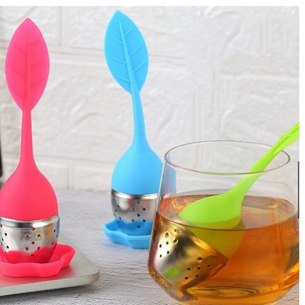 Infusor para chá folha silicone e inox | Shopee Brasil