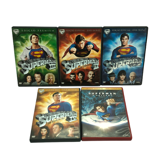 Dvd Box Lata Coleção Superman Edição Especial Dublado Legend | Shopee ...