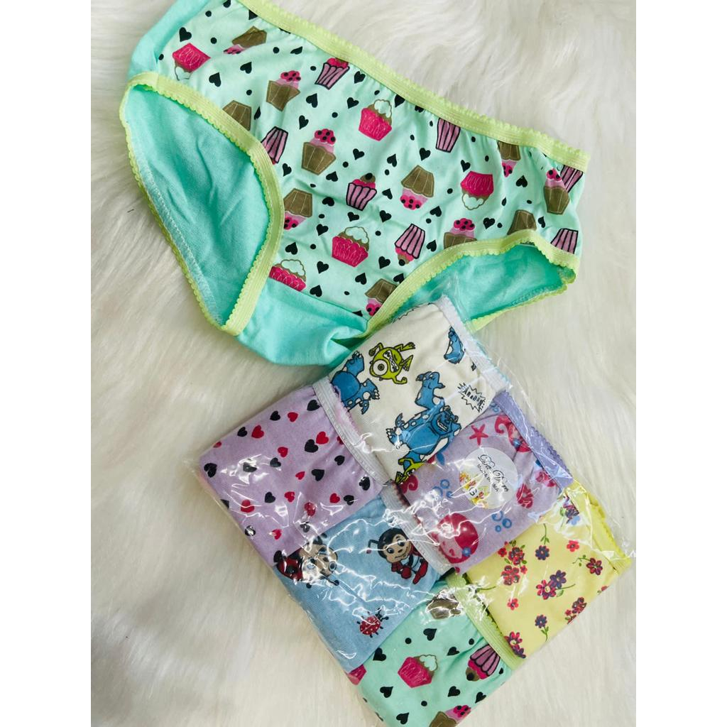 Kit com 6 Calcinhas Infantil, Pacote de Calcinha Infantil | Shopee Brasil