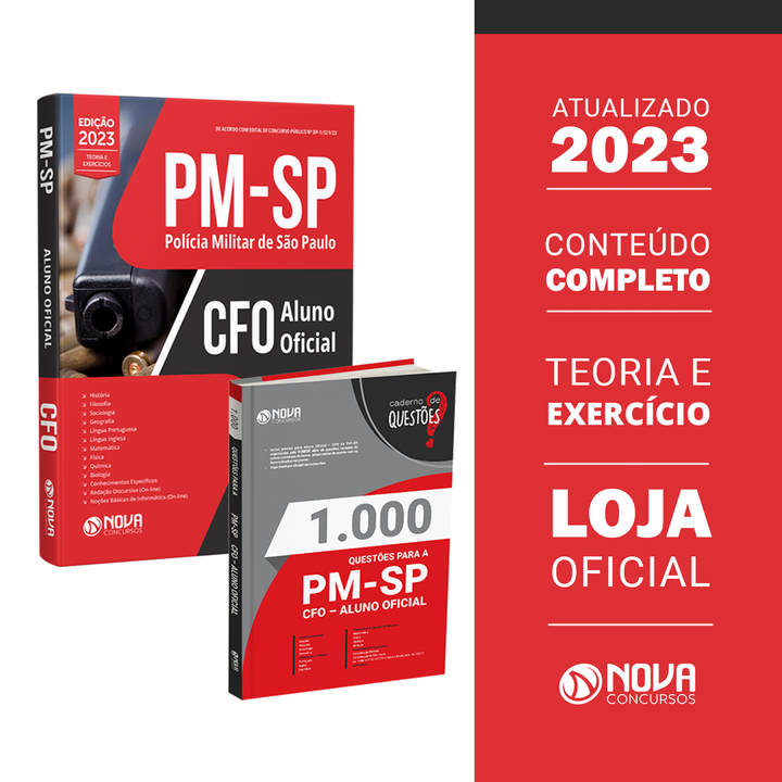 Combo PM-SP CFO - Aluno Oficial | Shopee Brasil