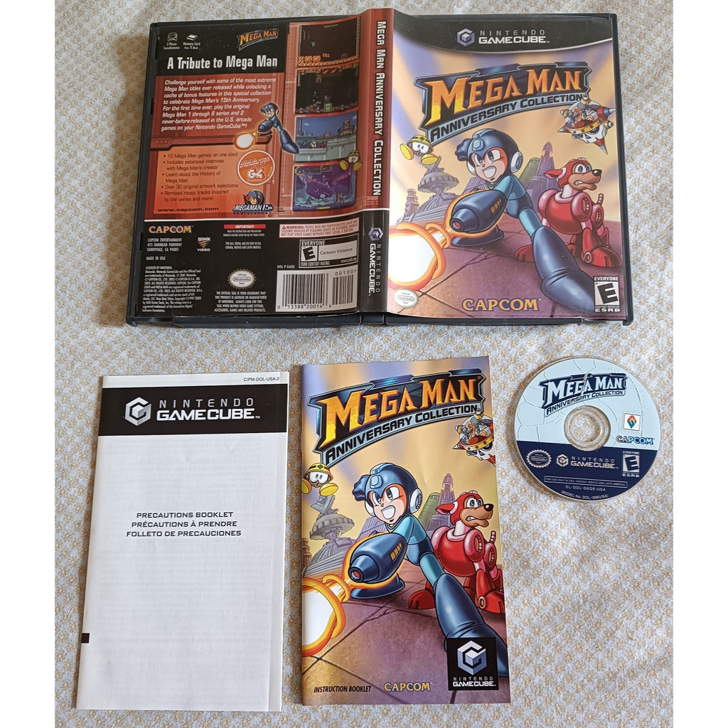 Mega Man - Anniversary Collection - Nintendo Gamecube | Shopee Brasil