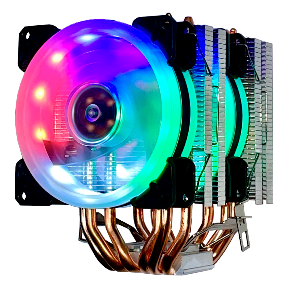 Cooler CPU RGB Intel AMD Universal Xeon X99 X79 LGA 2011 v3 +Suporte ...