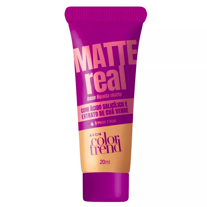 Base Líquida Matte Color Trend Matte Real 20 ml - VÁRIOS TONS - Avon ...