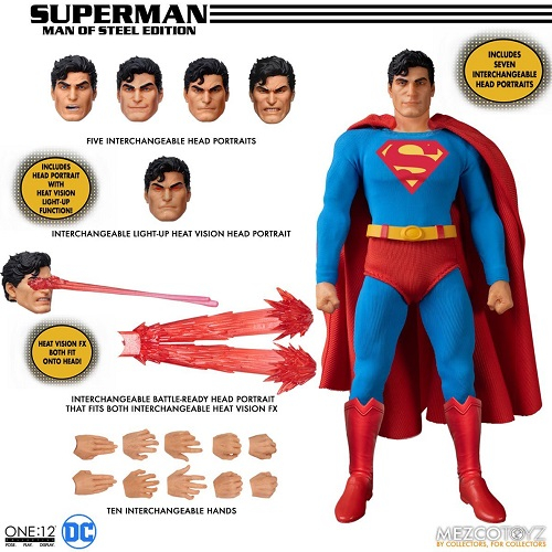 Mezco One:12 Collective DC Comics Superman: Man of Steel Edition ...