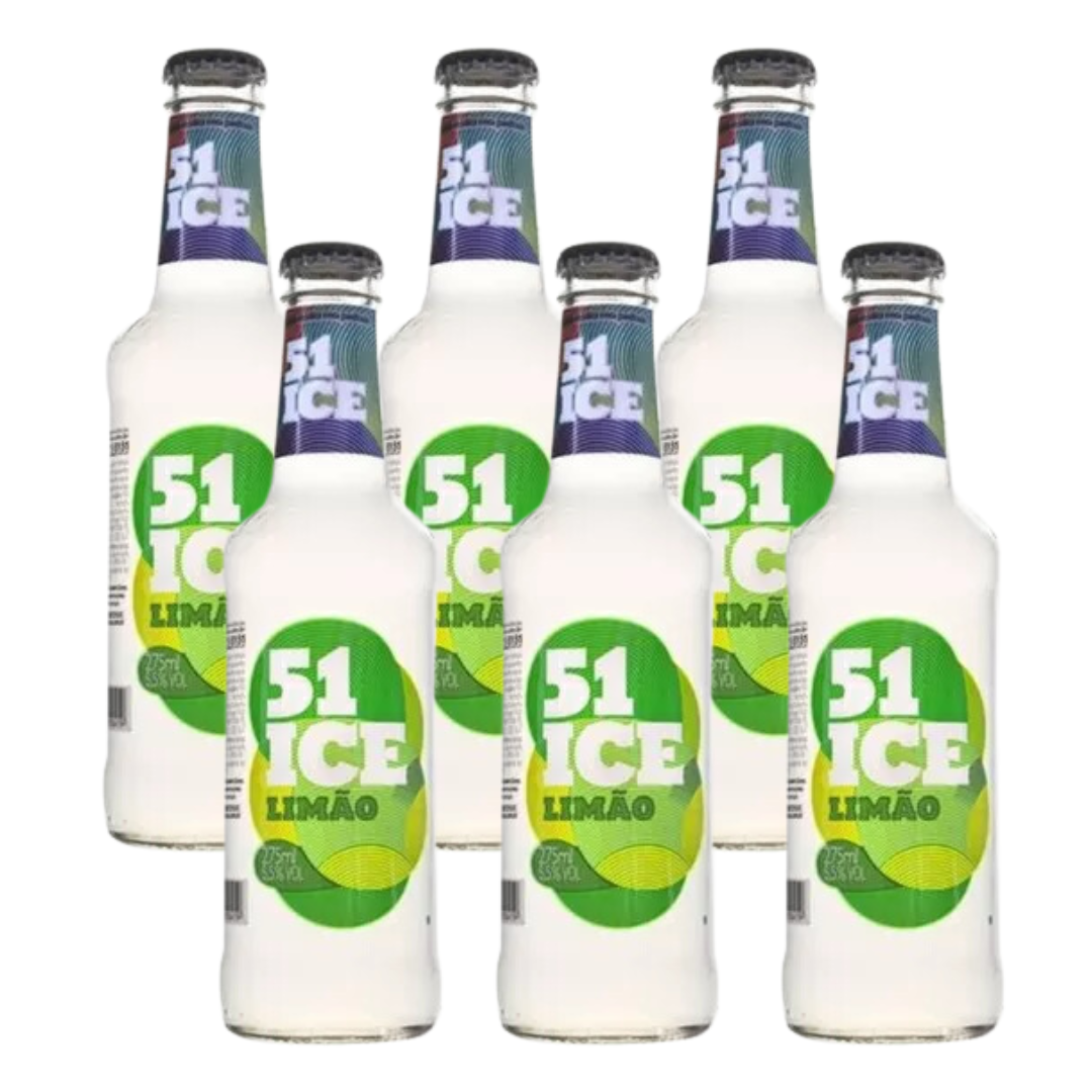 Bebida Mista 51 Ice Sabores 275 ml - Pack 6 Unidades | Shopee Brasil