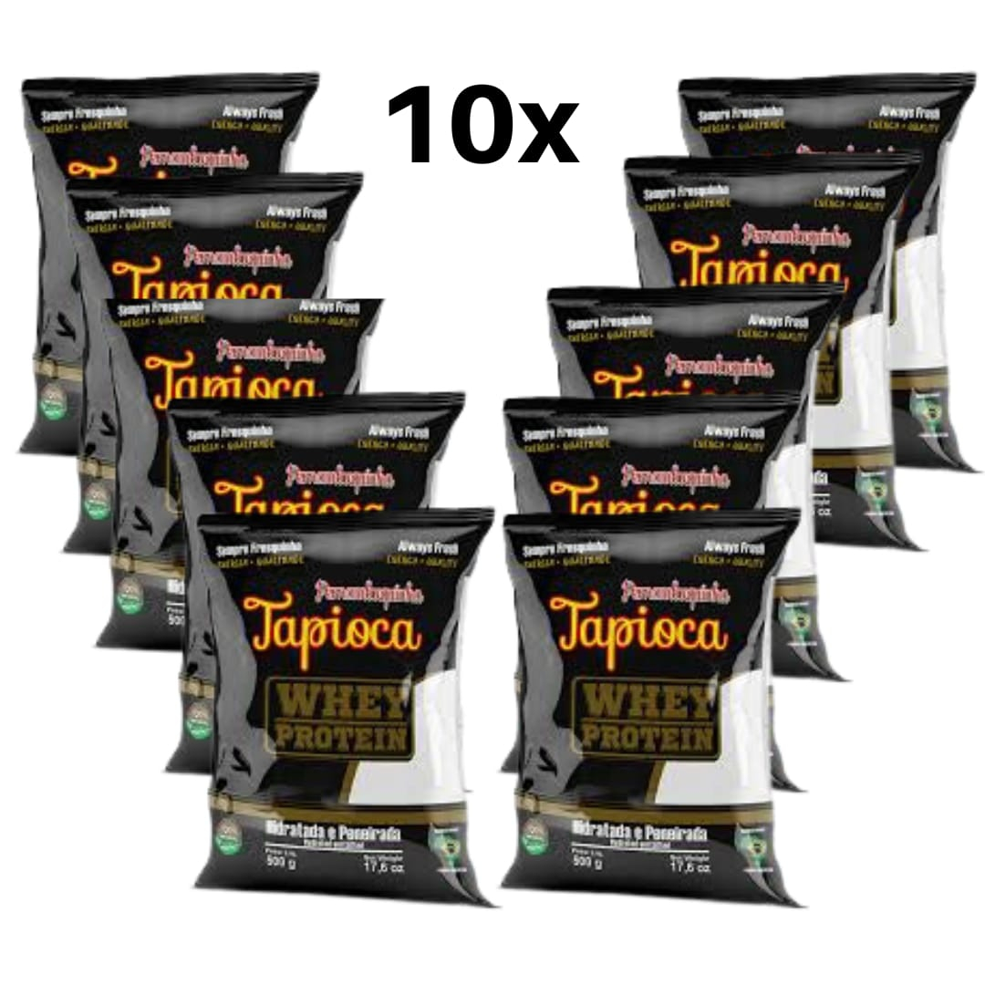 TAPIOCA COM WHEY PROTEIN PERNAMBQUINHA - 500g | Shopee Brasil