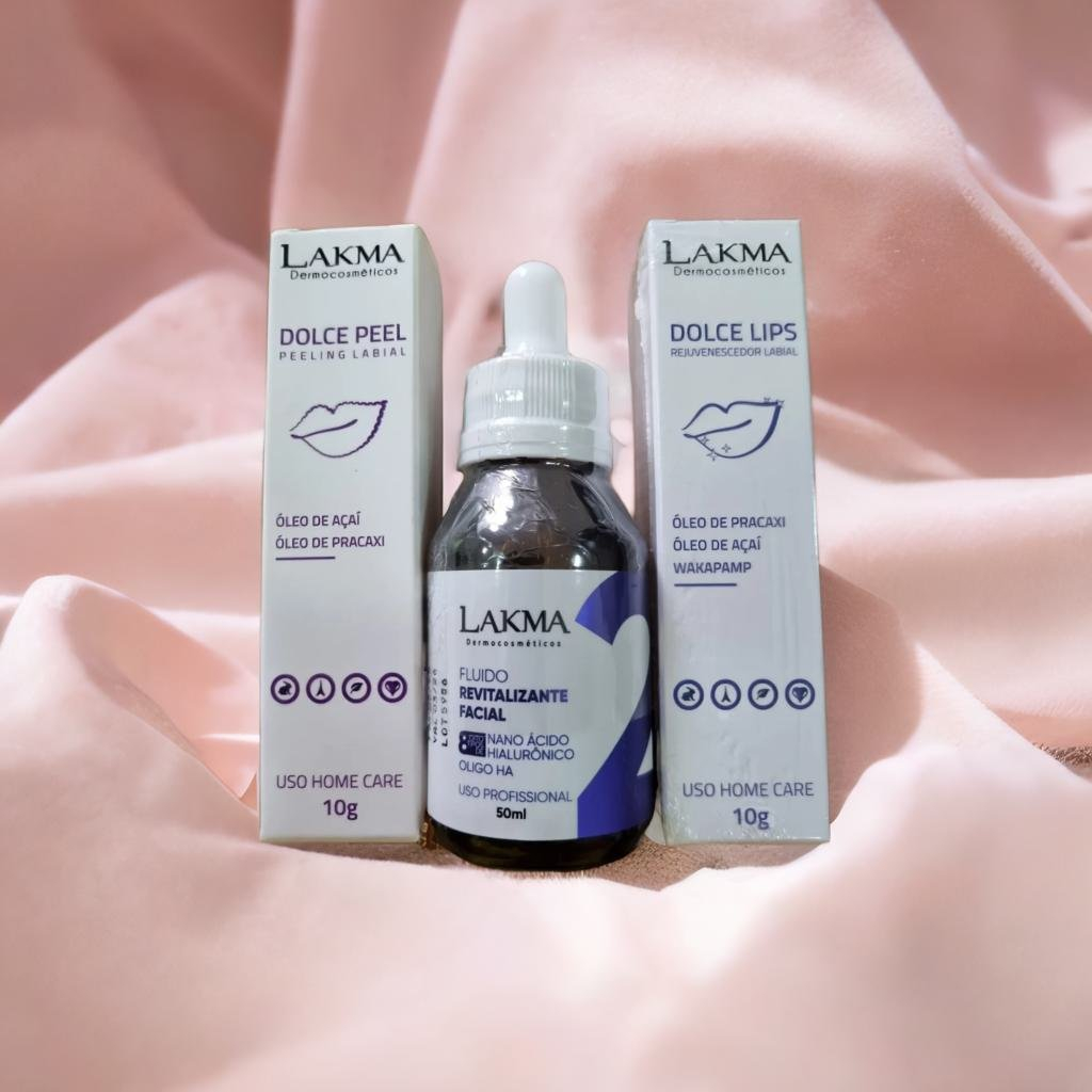 Kit para HIDRAGLOSS - Dolce Lips Rejuvenescedor Labial + Peeling Labial + Fluido Facial ...