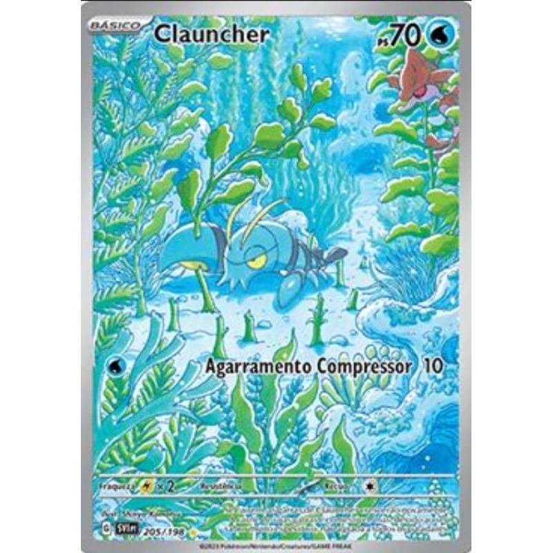 Carta Pokémon TCG Clauncher Full Art Coleção Escarlate e Violeta ...