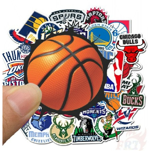 33 PÇS Adesivo de Vinil da NBA Retrô p/ Skate/Notebook | Shopee Brasil