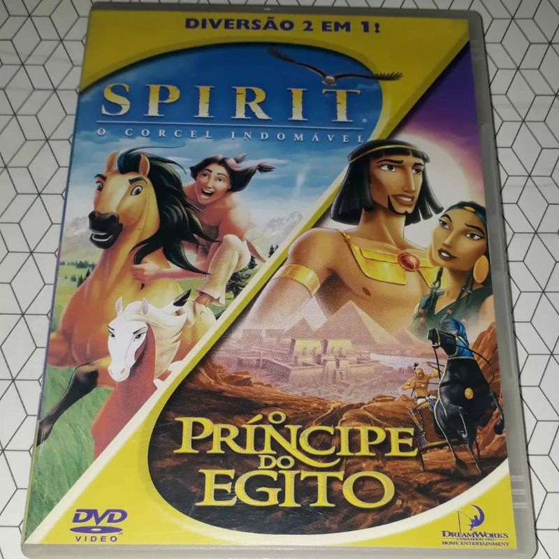 DVD DIVERSAO 2 EM 1 Spirit o corcel indomal- O Principe do Egito | Shopee Brasil