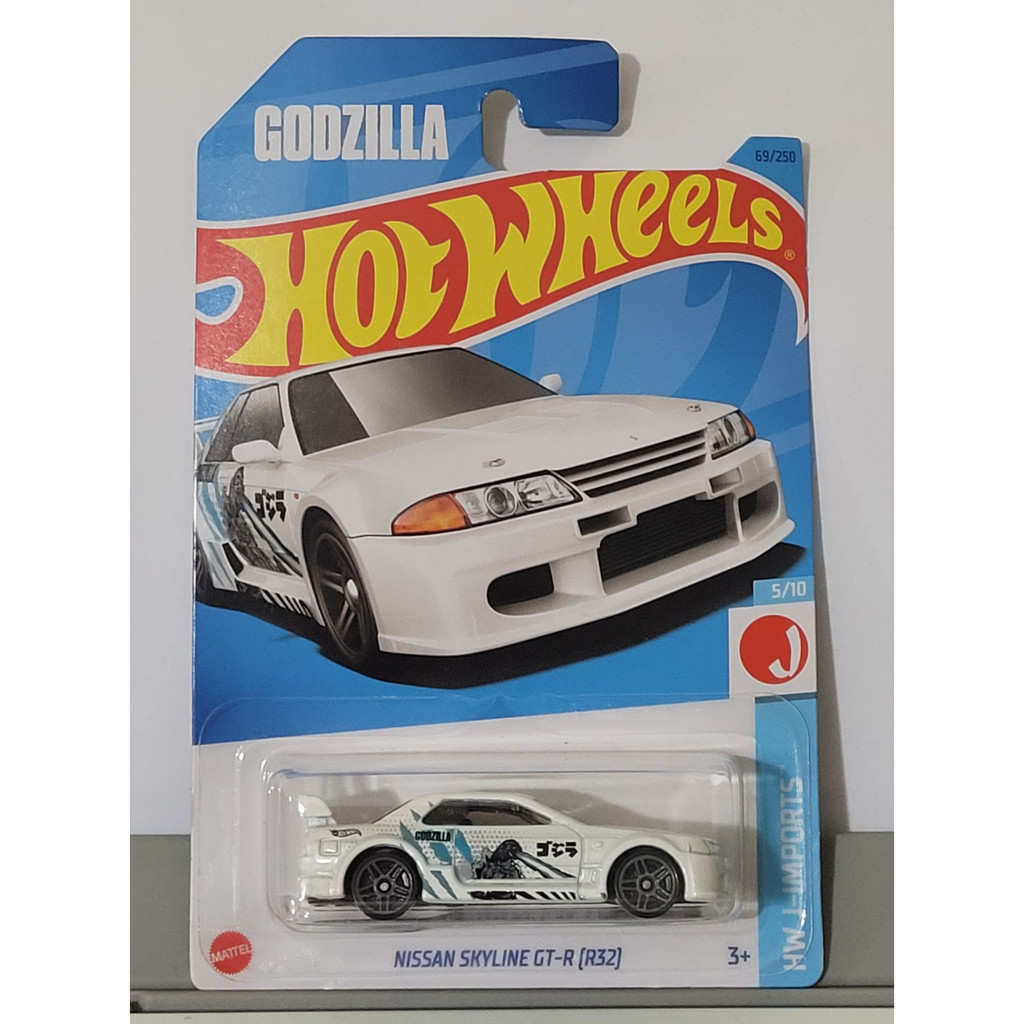 Hot Wheels Nissan Skyline GT- R [R32] Godzilla Godzila | Shopee Brasil