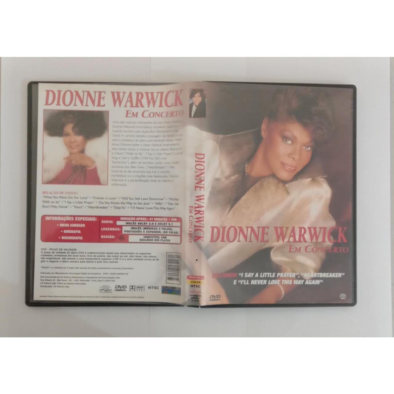 DVD Dionne Warwick em Concerto | Shopee Brasil