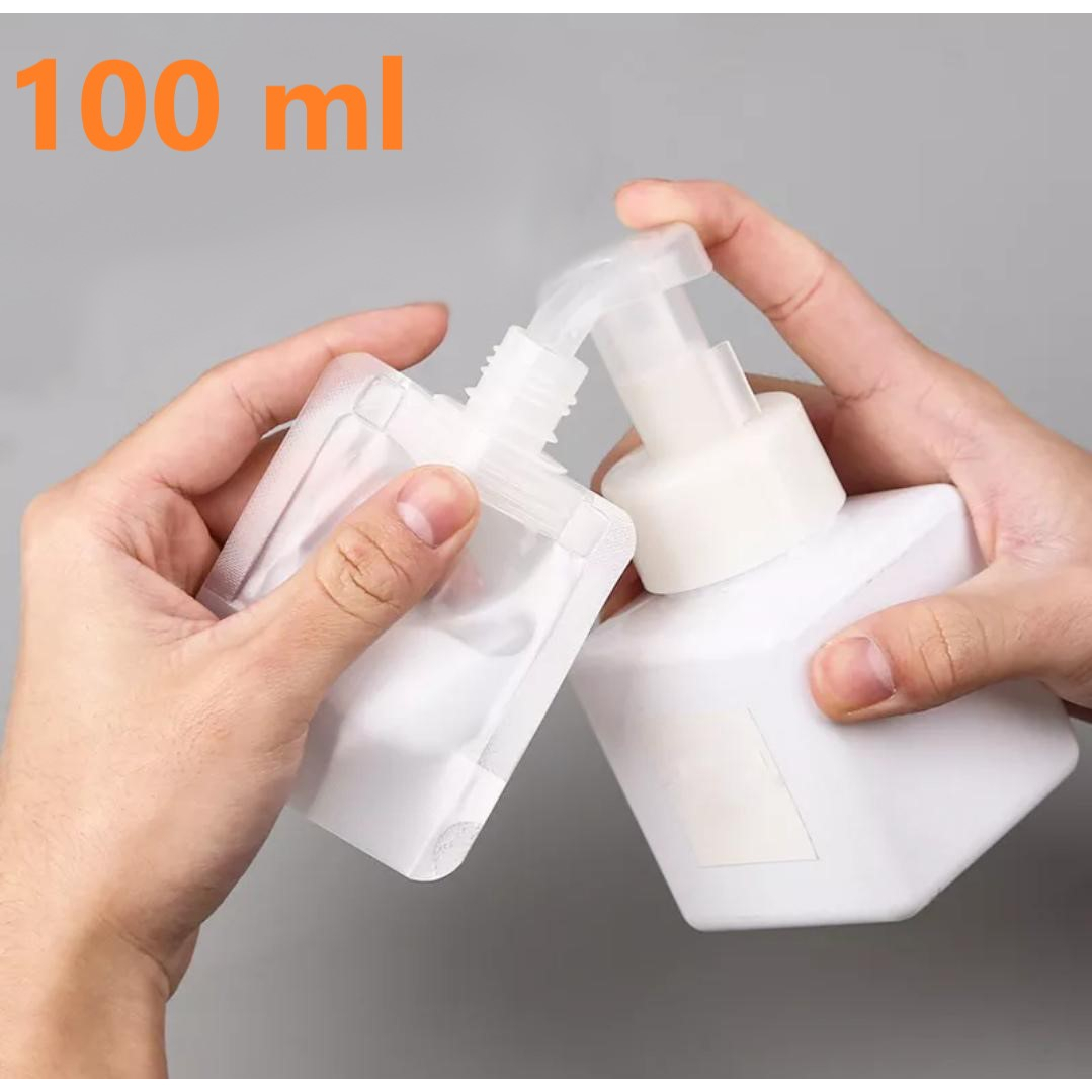 Saco Plástico Frasco Recipiente Embalagem Armazenamento Shampoo Creme ...