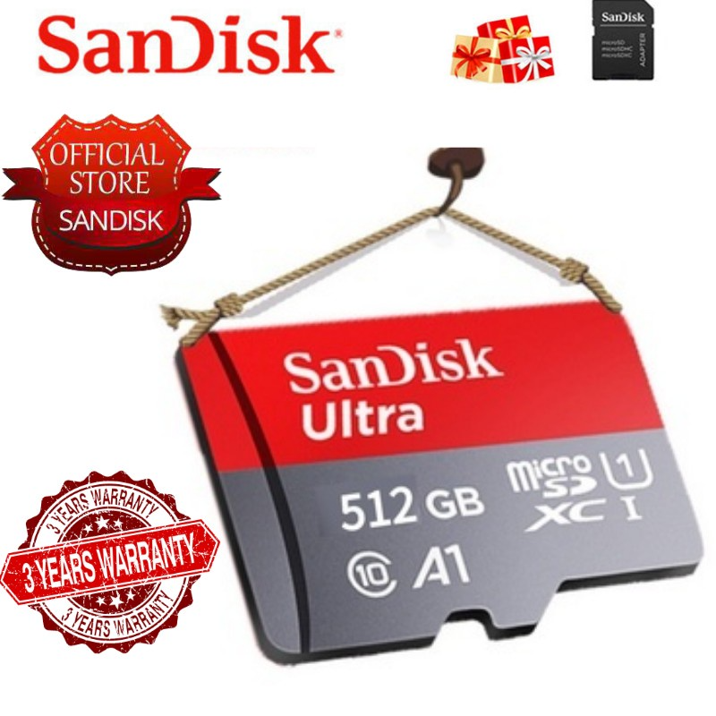 Cartão De Memória 512GB Micro sd 256GB 128GB 64GB 32GB Class10 UHS-1 SD ...