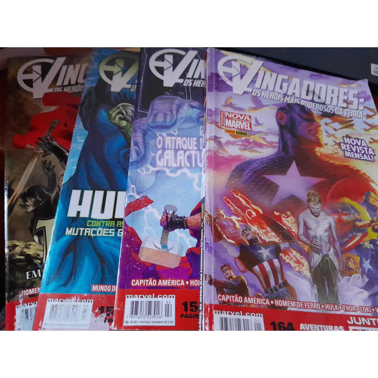 Revista Vingadores Os Heróis Mais Poderosos Da Terra Edições 1 2 3 E