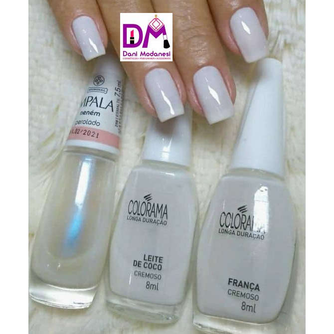 Esmaltes Colorama e Impala - NENEM - LEITE DE COCO + FRANÇA | Shopee Brasil