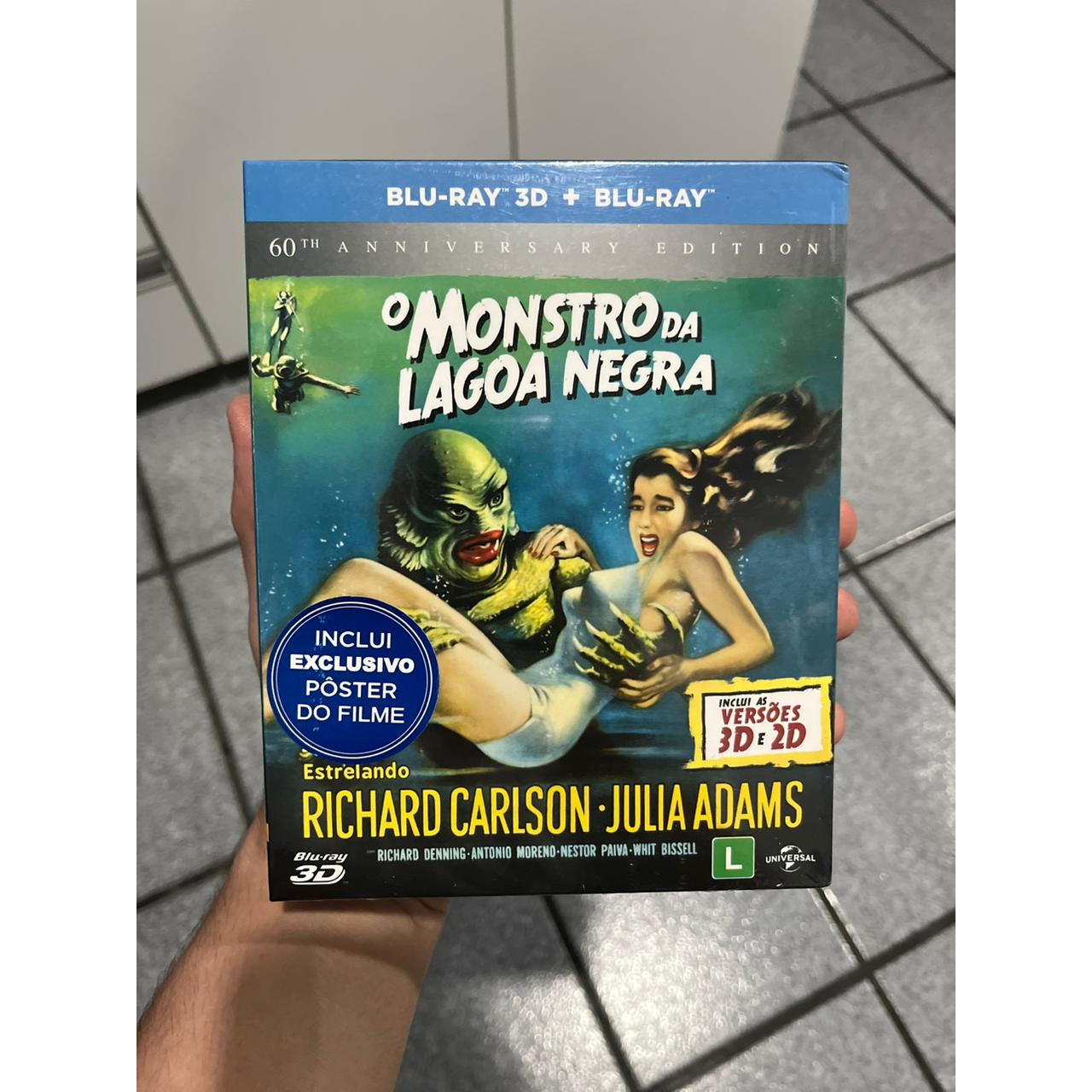 Blu-ray O Monstro da Lagoa Negra (Lacrado) | Shopee Brasil