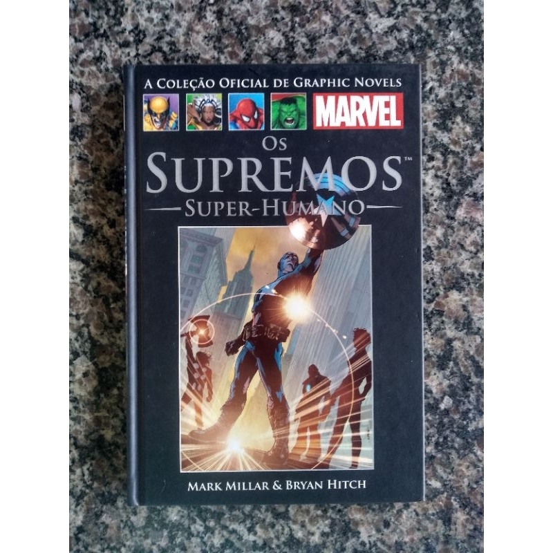 Os Supremos: Super-Humano (Graphic Novels Marvel Salvat) | Shopee Brasil