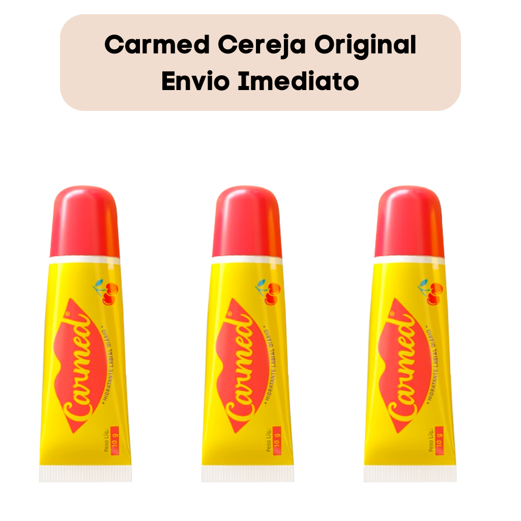 Carmed Cereja Lip Balm - Bisnaga/Aplicador - Protetor Labial ...