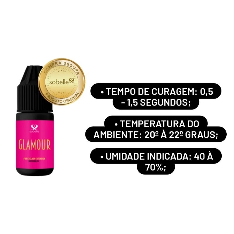 cola sobelle glamour adesivo 3ml | Shopee Brasil
