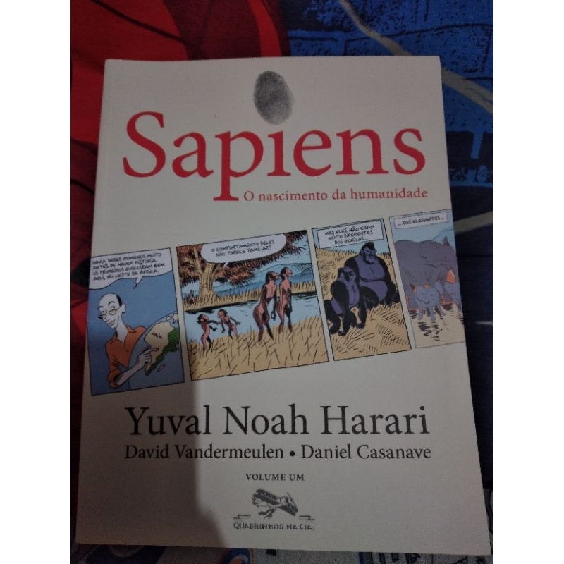 Sapiens em Quadrinhos - Yuval Noah Harari - Volume 1 | Shopee Brasil