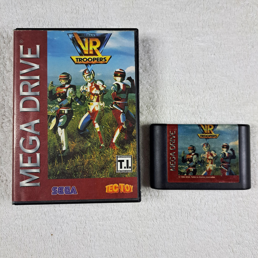 Vr Troopers Original Tectoy Na Caixa Mega Drive Sega | Shopee Brasil