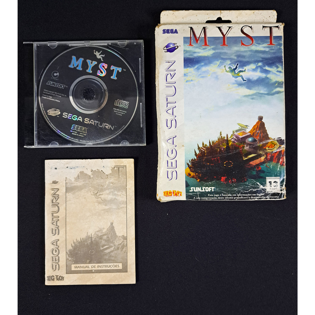 Myst Completo Tectoy Caixa Papelão Sega Saturn | Shopee Brasil