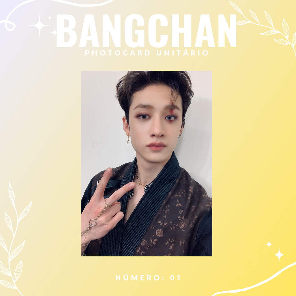 Photocards Fanmades - Bangchan Stray Kids | Shopee Brasil