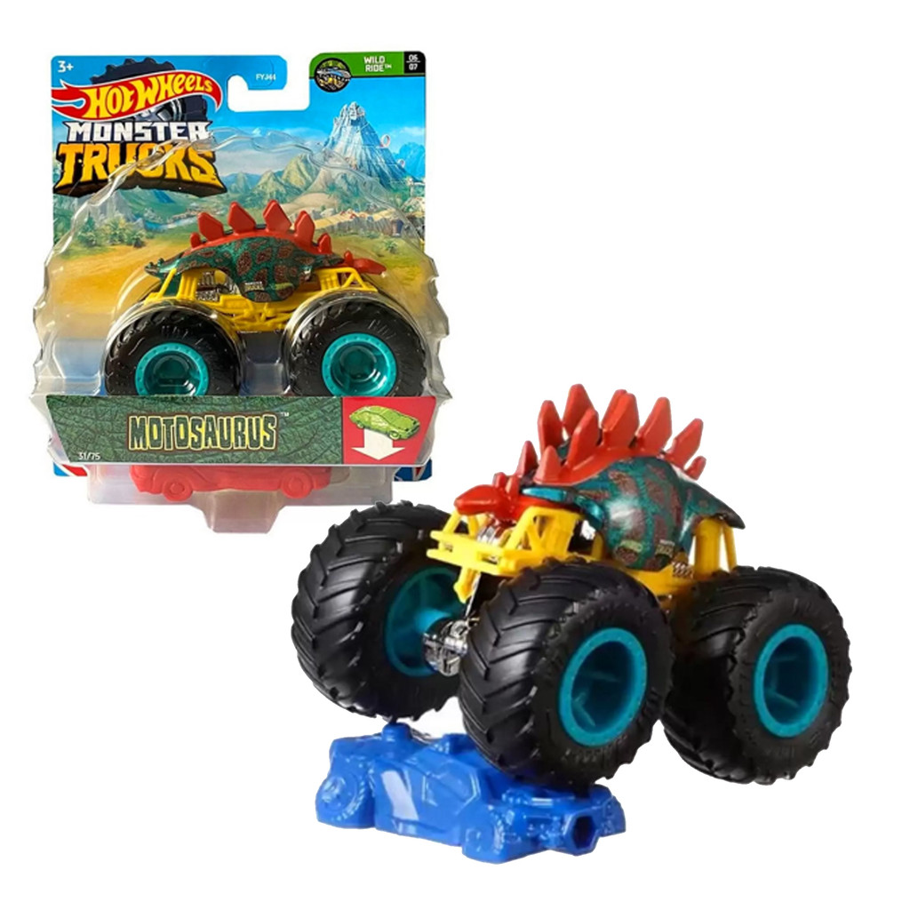 Carrinho Hotwheels Monster Truck Motosaurus Gwk17 Mattel | Shopee Brasil