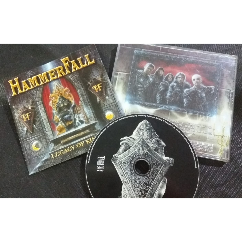 Cd Hammerfall - Legacy of Kings ( Importado / Alemanha ) Powerwolf Iced ...