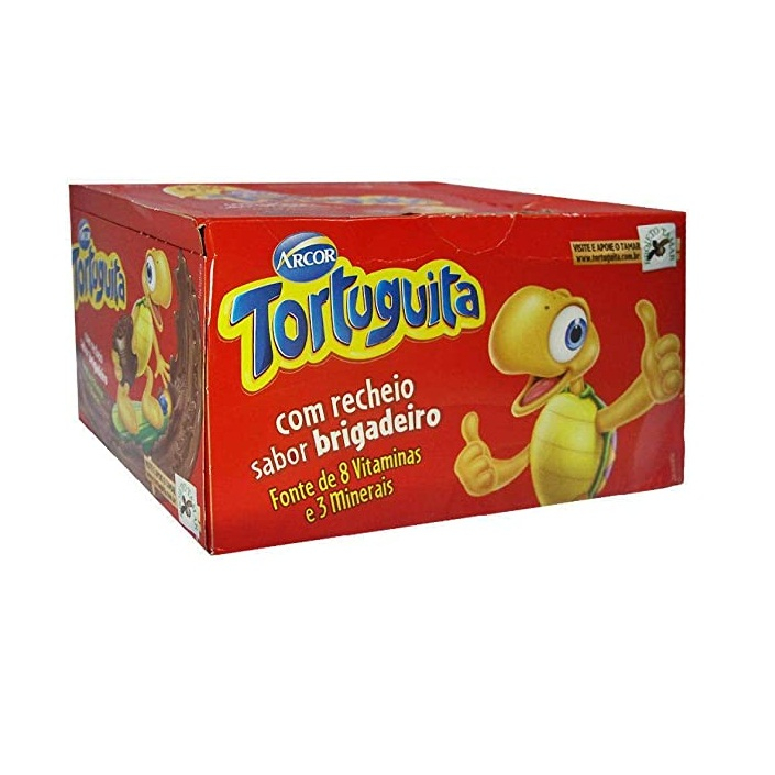 Chocolate Tortuguita Arcor Brigadeiro Caixa 24 Unidades | Shopee Brasil