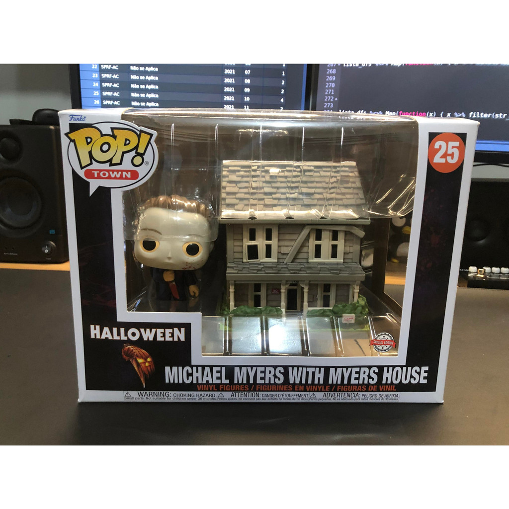 Funko POP! Halloween - Michael Myers with Myers House (25) | Shopee Brasil
