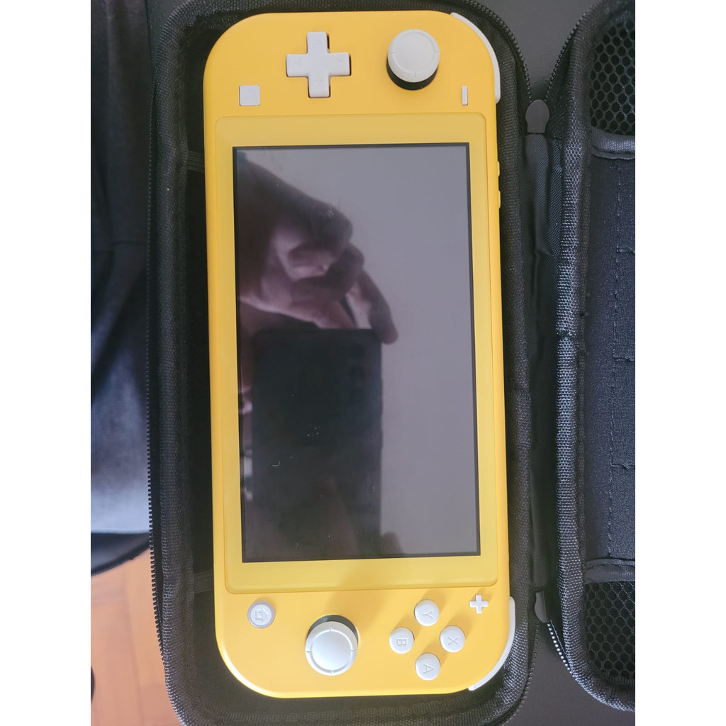 Nintendo Switch Lite Amarelo + 256gb + Case + Hwfly | Shopee Brasil
