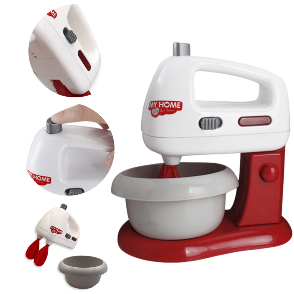 Brinquedo Infantil Batedeira a Pilha Com luz Som e Movimentos Reais ...