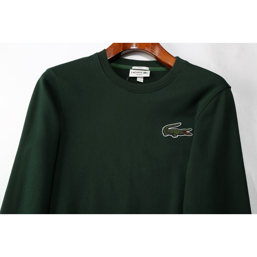 moletom Lacoste gola careca logo grande Peito importada | Shopee Brasil