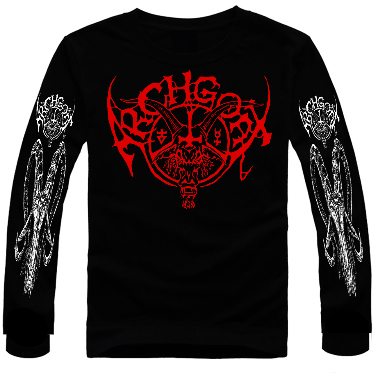 Camiseta Archgoat Logo manga longa. Camiseta Black metal | Shopee Brasil