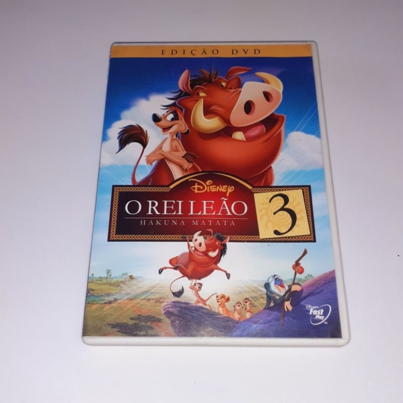 DVD O Rei Leão 3 - Hakuna Matata (Original) | Shopee Brasil