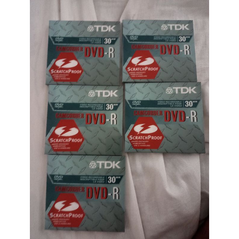 5 mini DVD R TDK | Shopee Brasil