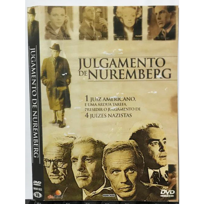 DVD Julgamento de Nuremberg. LER COM ATENÇÃO. | Shopee Brasil
