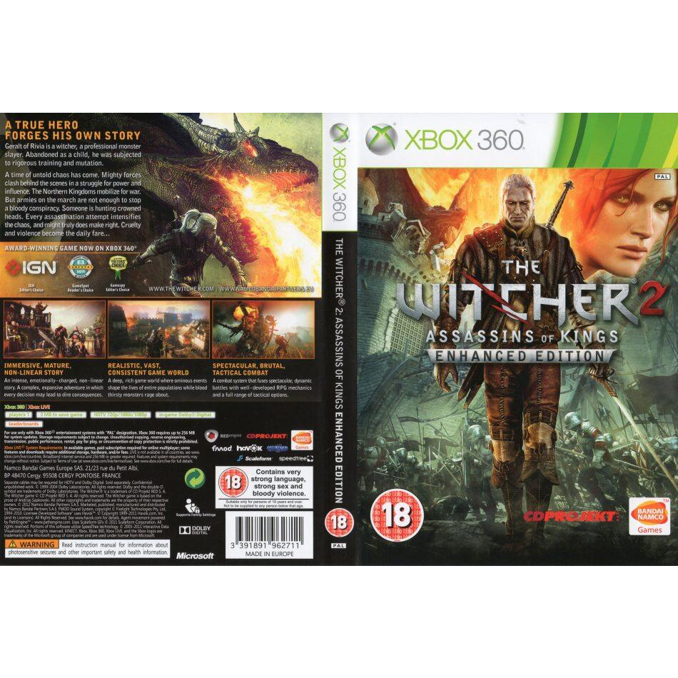 The Witcher 2: Assassins of Kings Goty P/ XBOX360 (LTU/LT/JTAG/RGH ...